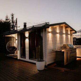 RABA saunamaja - aastaringseks kasutamiseks mugav välisaun.