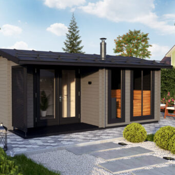 RABA saunamaja - aastaringseks kasutamiseks mugav välisaun.